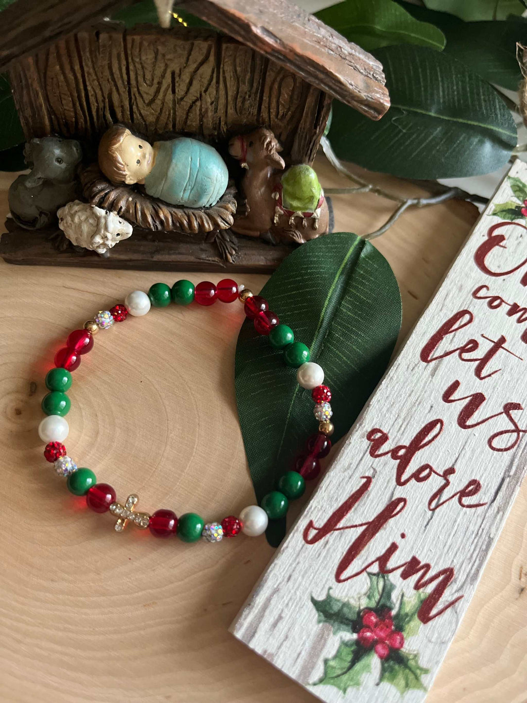 Handmade Christian Jewelry – Saved by Christ design